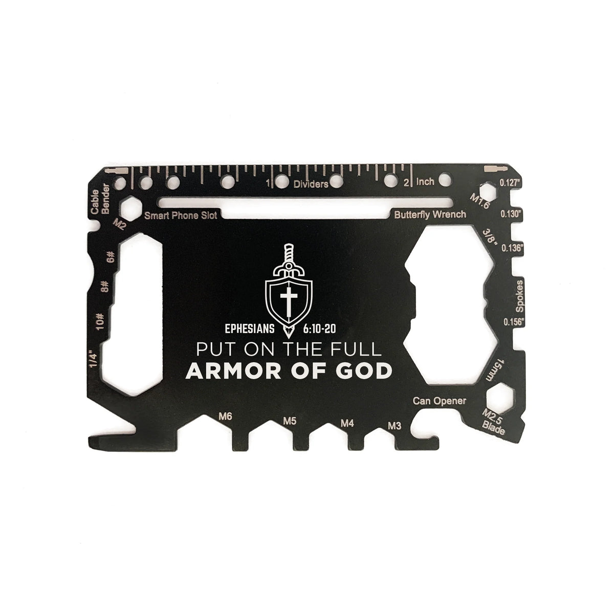 Wallet Card Multi-Tool - Armor of God, Eph 6:11 – ABC Christian Bookstore